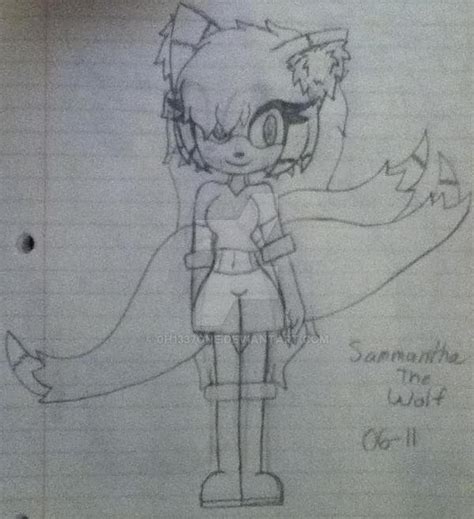 My Very First Sonic Character By 0h1337one On Deviantart