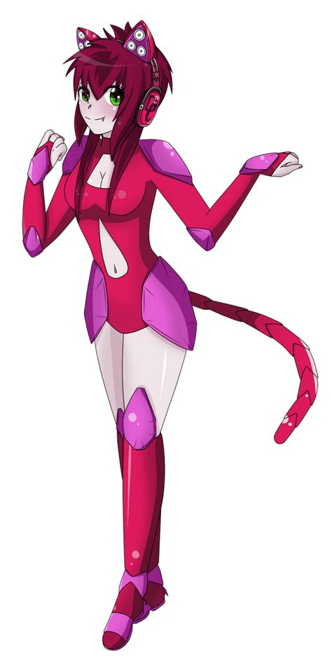 Robot Neko Girl By Luvsquirrels On Deviantart
