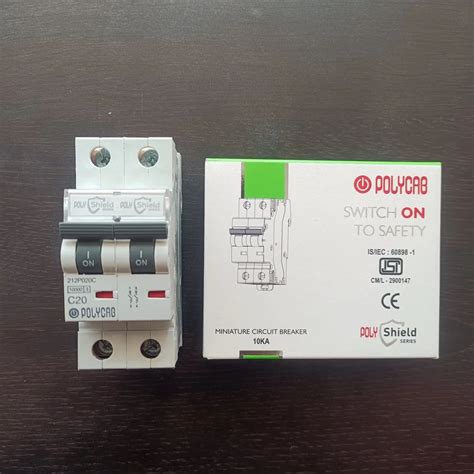 Polycab Double Pole MCB 10K At 871 Piece Polycab MCB In Rajkot ID