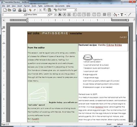 AbiWord Free Word Processor Online Computer Tips