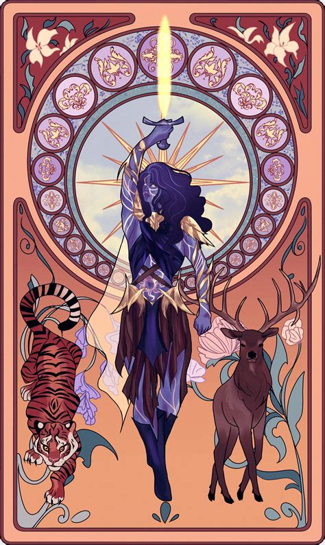Oc Art Art Noveau Inspired Illustration By Me Rdnd