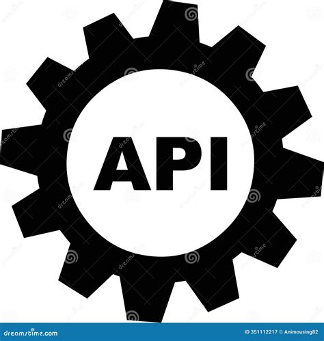 Black Symbol Api Website Stock Vector Illustration Of Application Black Symbol Api Website Stock Vector Illustration Of Application