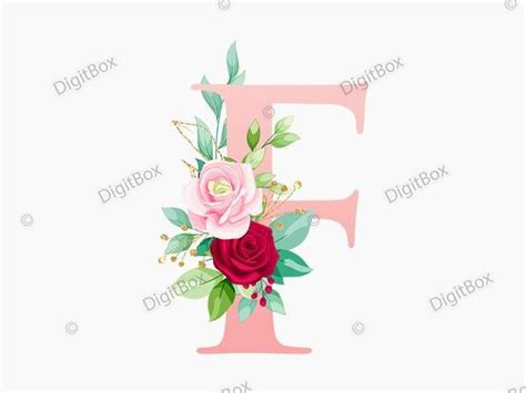 عکس حرف انگلیسی F دیجیت باکس Digitbox