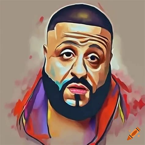 Sketch Of Dj Khaled On Craiyon
