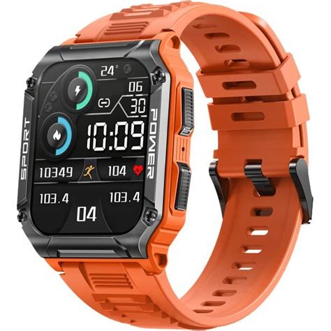 ZEGAREK SMARTWATCH MĘSKI WODOODPORNY MENUPL KARDIO ERLI pl