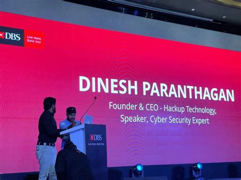 Dinesh Paranthagan On Linkedin Cybersecurity Digitalsafety Dbsbank