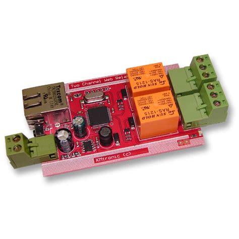KMtronic WEB LAN Two Channels Relay Ethernet IP Controller
