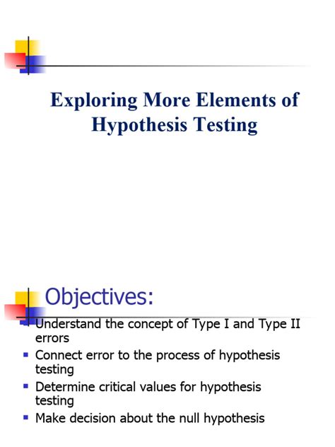 14stat Exploring More Elements Of Hypothesis Testing Pdf