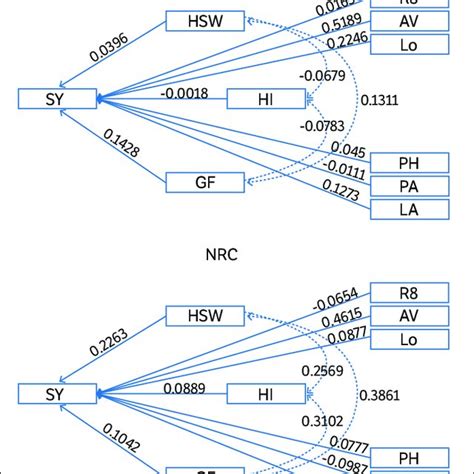 Graphic Representation Of The Path Model Showing The Association Download Scientific Diagram