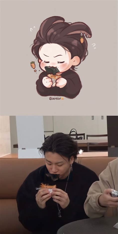Pin En BTS FanArt Pegatinas Bonitas Dibujos Ilustraciones