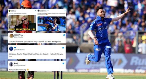 New Death Over King Fans Erupt As Akash Madhwal Takes Four Wicket