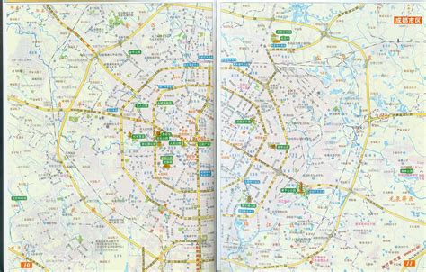 成都市区交通地图 成都地图库