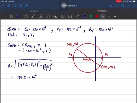 SOLVED Solve Part A Of Prob 10 3 Using Mohr S Circle Numerade