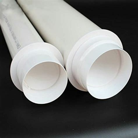 욕실 주방용 Pvc 배기 팬 체크 밸브 원형 파이프 백드래프트 댐퍼 Abs 환기 그릴 시스템 80 250mm 티몬