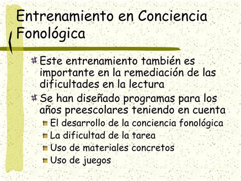 PPT Conciencia Fonol ógica y Aprendizaje de la Lectura PowerPoint