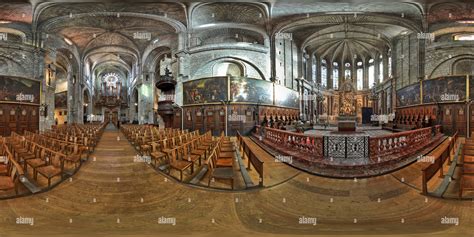 360° View Of Saint Nazaire Cathedral Altar Bèziers Languedoc