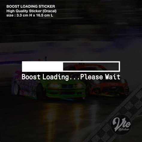 Boost Loading Sticker Decal High Quality Sticker Shopee Malaysia