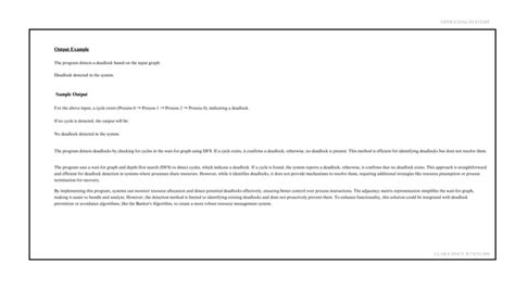 Deadlock In Operating System Powerpoint Presentation Pdf