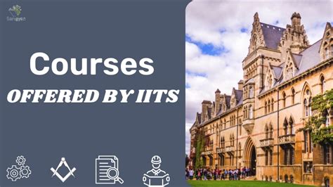 List Of Courses Offered By Iits In 2025 Exams And Admission