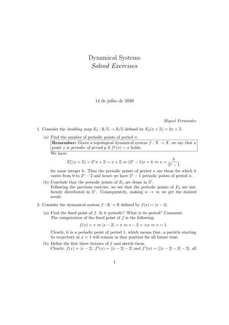 dynamical systems solved ex pdf physics science