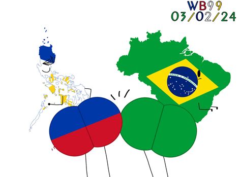 Philippines And Brazil Butt Bump By Wessieboi99 On Deviantart