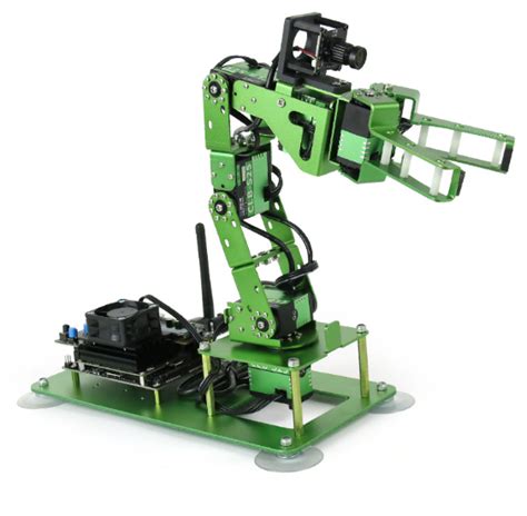 Jetson Nano Ai Intelligent Robotic Arm Green Robokit