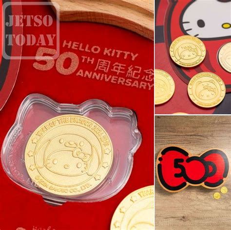 海港城獨家「hello Kitty 50周年十二生肖紀念金幣及珍藏木盒套裝」
