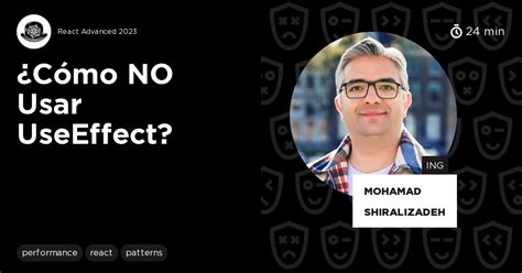 Mastering Useeffect In React By Mohamad Shiralizadeh Video Recording
