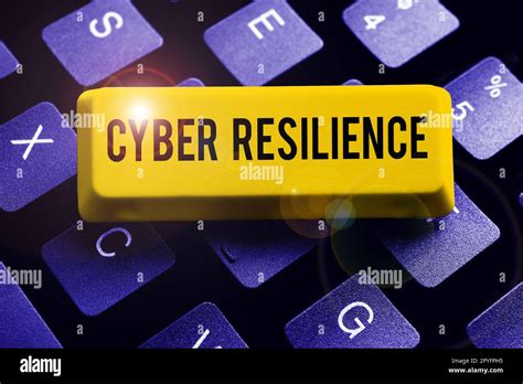 Conceptual Caption Cyber Resilience Internet Concept Measure Of How
