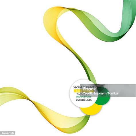 Smooth Wave Flow Color Wave Abstract Design Elements Eps 10 Stock Illustration Download Image