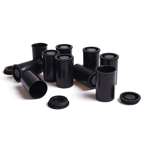 10pcs Plastic Empty Bottle Case Film Cans Canisters Container Lot S0