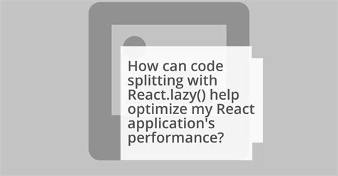 React Jobs On Linkedin React Code Splitting Using Reactlazy
