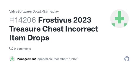 Frostivus 2023 Treasure Chest Incorrect Item Drops · Issue 14206