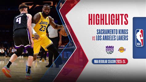 Sacramento Kings Los Angeles Lakers Highlights 73 Fpt Play