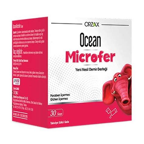Ocean Microfer 30 Saşe Vitamin Dolabı