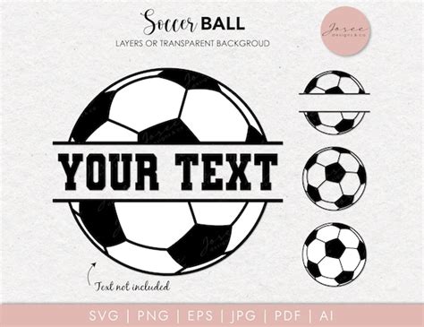 Split Soccer Ball SVG Fussball SVG Futbol SVG Fussball SVG Etsy