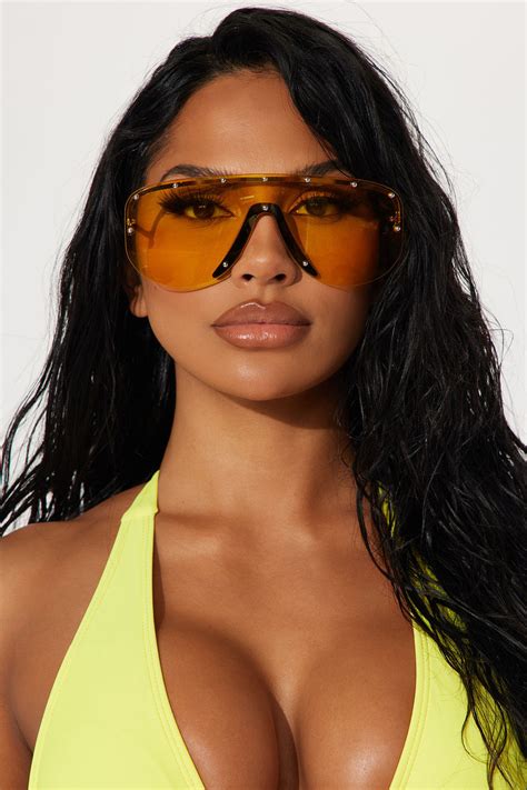 Vibe Out Sunglasses Yellow Fashion Nova Sunglasses Fashion Nova