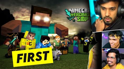 First Day In Herobrine Smp Ft Techno Gamerz Anshu Bisht Minecraft