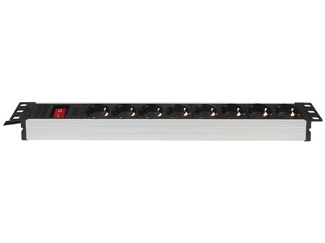 Base múltiple PDU 8 tomas con interruptor DJMania