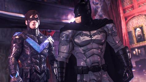Batman Says Goodbye To Nightwing Batman Arkham Knight Youtube