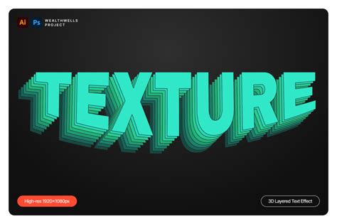 3d Layered Text Effect Scene Generators Ft 3d Text And Luxury Text