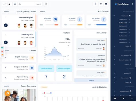 Responsive Education Dashboard Bootstrap Admin Templates