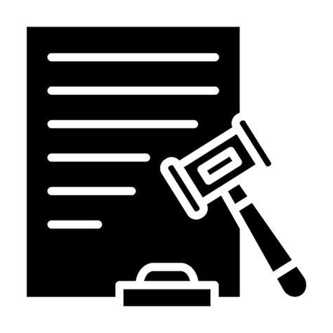 Premium Vector Legal Documents Vector Illustration Style