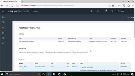 How To Reviewing Reports From Nexpose Youtube