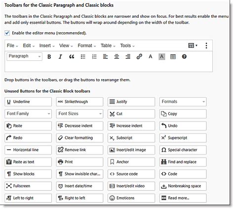 Tinymce Advanced In Wp 5x And Gutenberg Blogaid