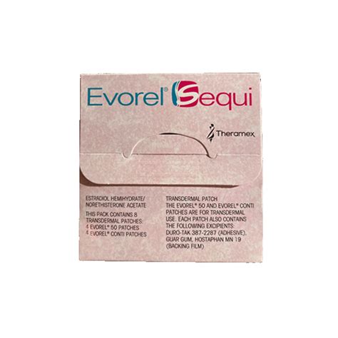 Buy Evorel Sequi Hrt Patches For Menopause E Surgery