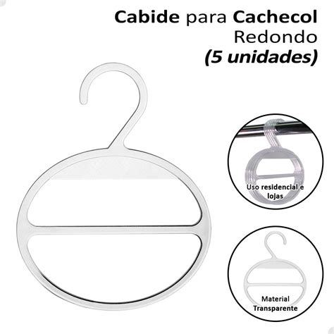 Kit 5 Cabide Inteligente Redondo P Lenço Cachecol Gravata Shopee Brasil