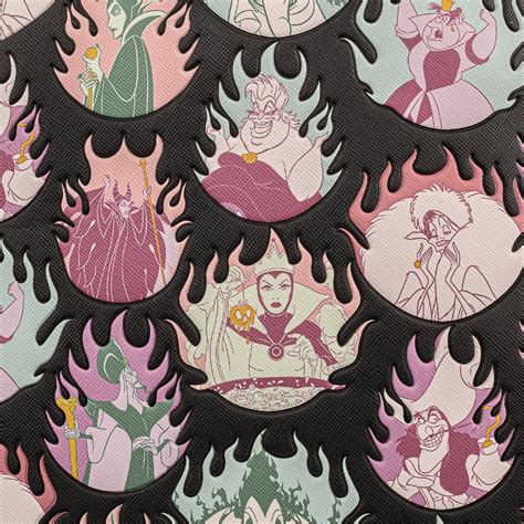 Loungefly Disney Villains Pastel Flames Aop Mini Backpack The Line Jumper