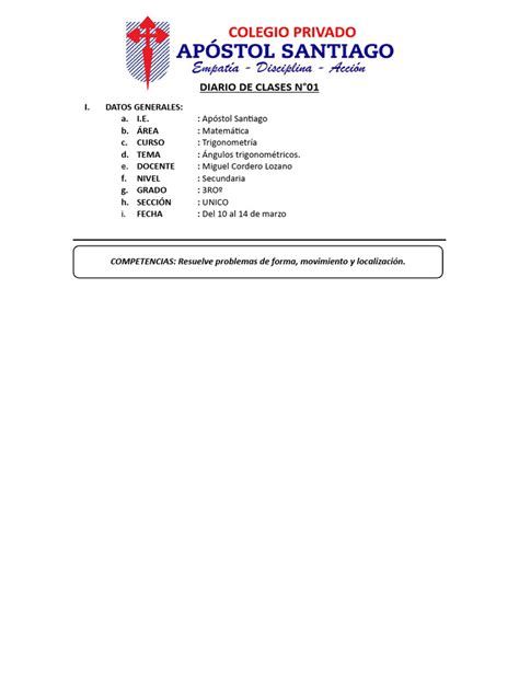 Trigonometria 3ero De Secundaria Pdf