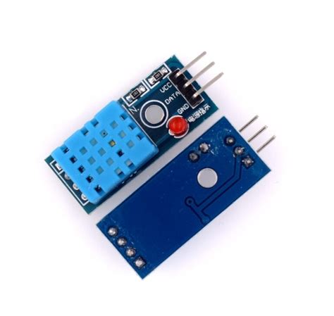 10pcs Single Bus Digital Temperature And Relative Humidity Sensor Dht11 Module With Cable
